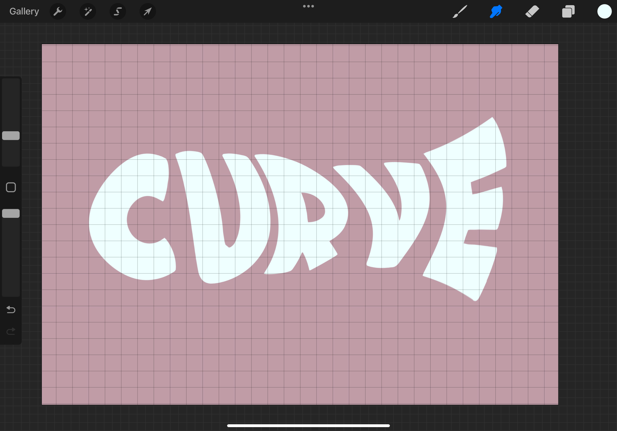 How To Curve Text In Procreate 🖌️ Urses 8619